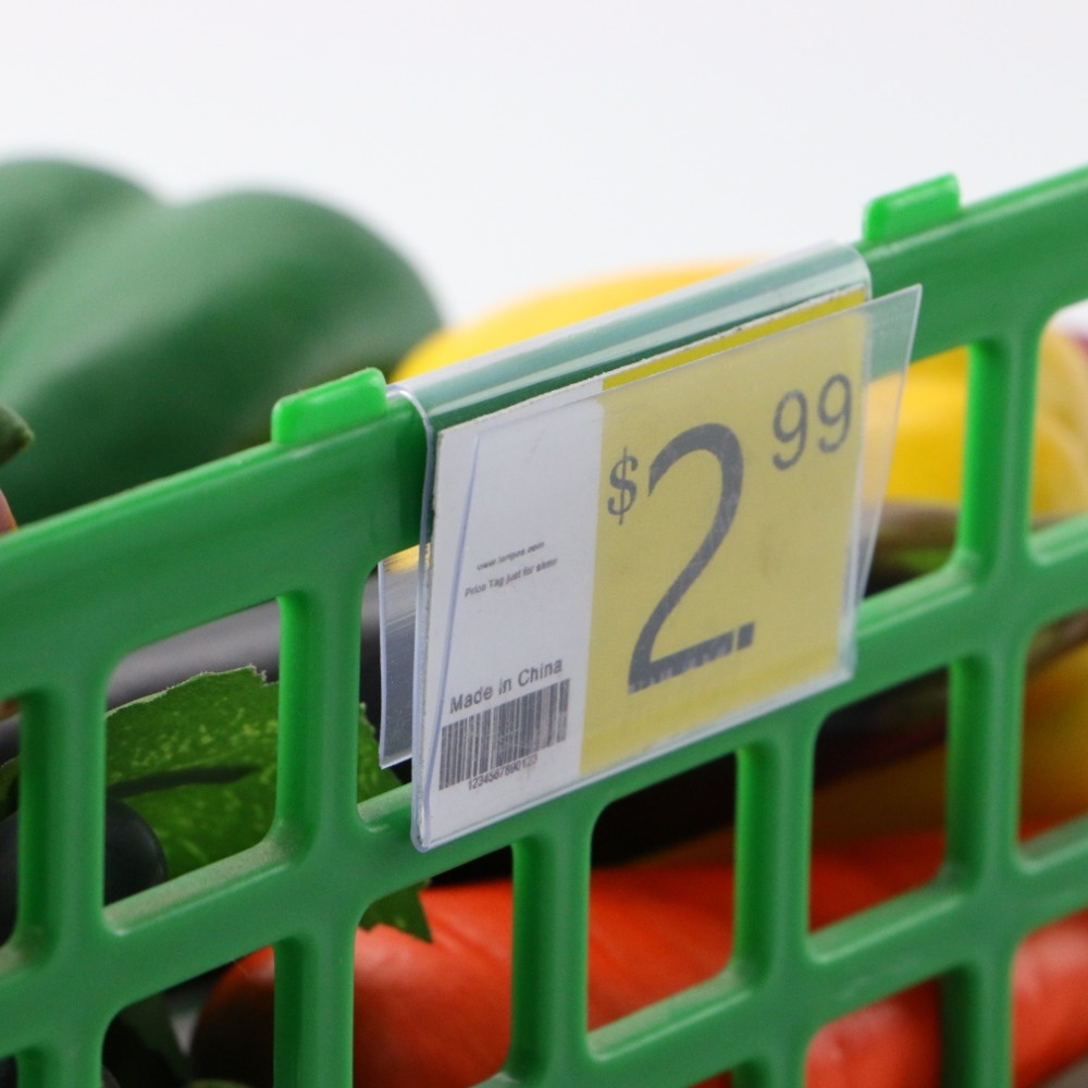 Snap on Pantry Sign Label Holder for Wire Shelves ... – Vicedeal