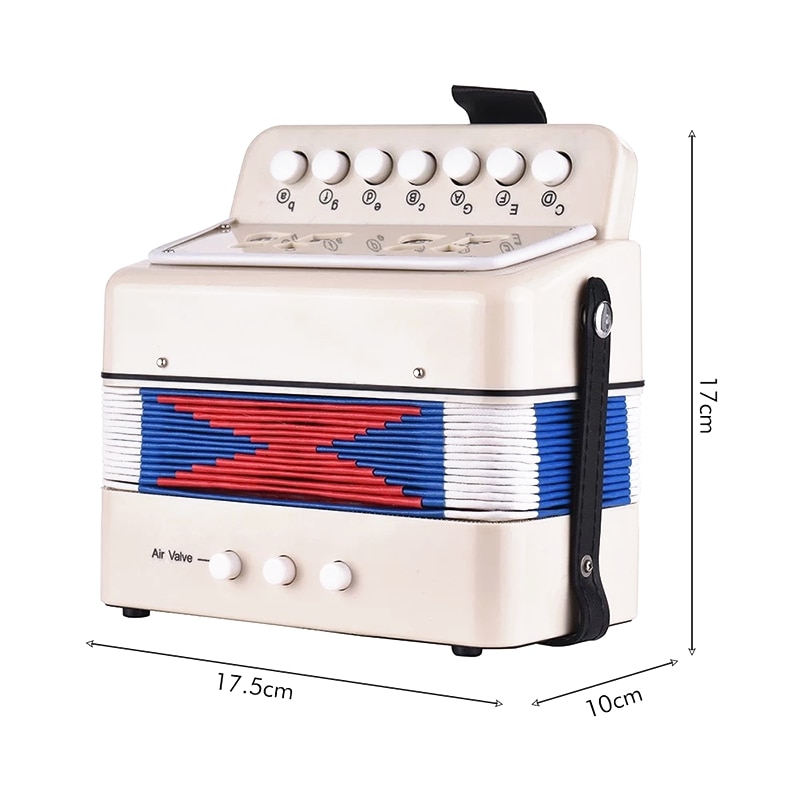 Mini 10 Button Children's Accordion Toy Supports B... – Grandado