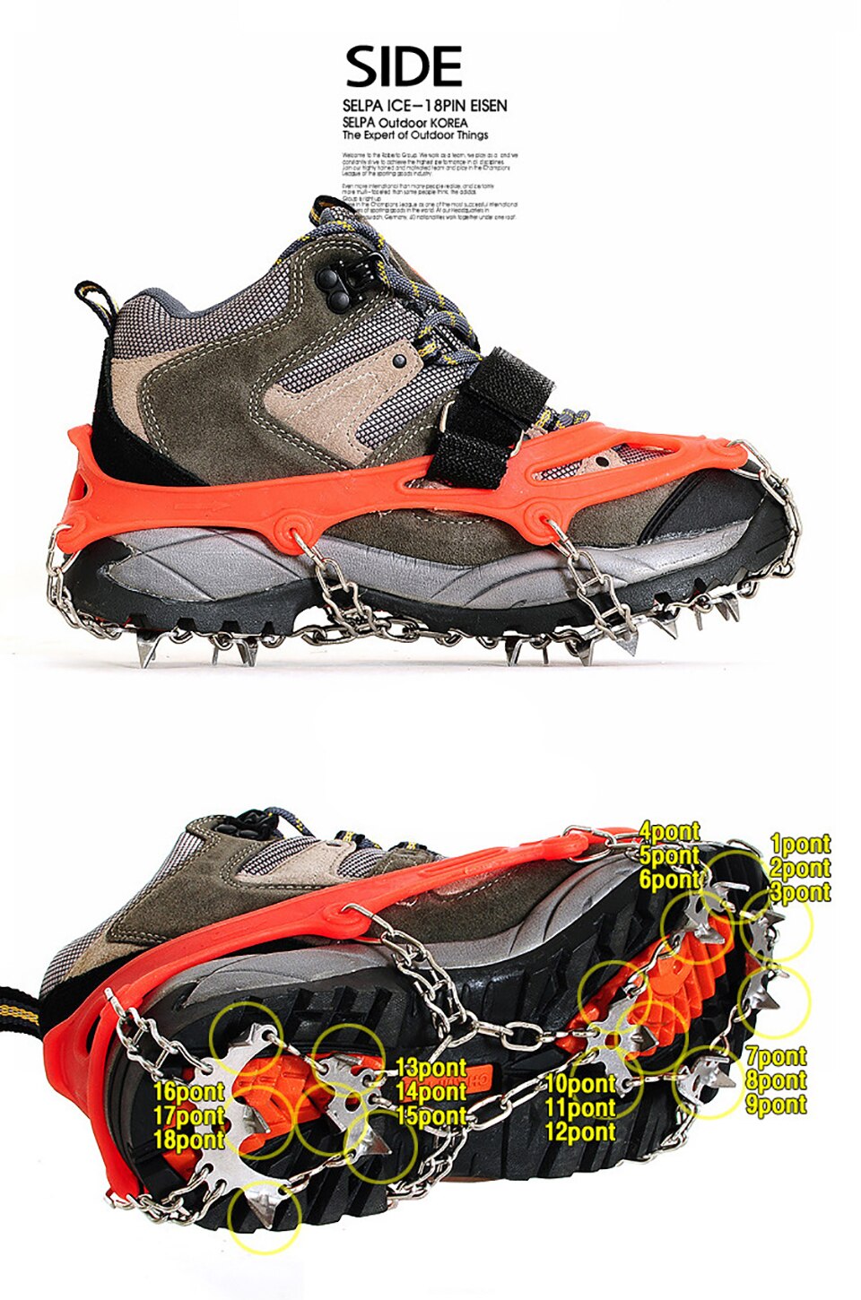 D.O.T Walk Traction Ice Cleat Spikes Crampons Wint... – Grandado