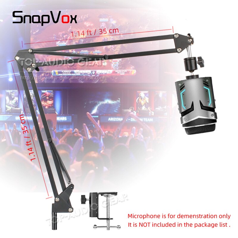 Desktop Suspension Boom Scissor Arm Microphone Tab... – Vicedeal