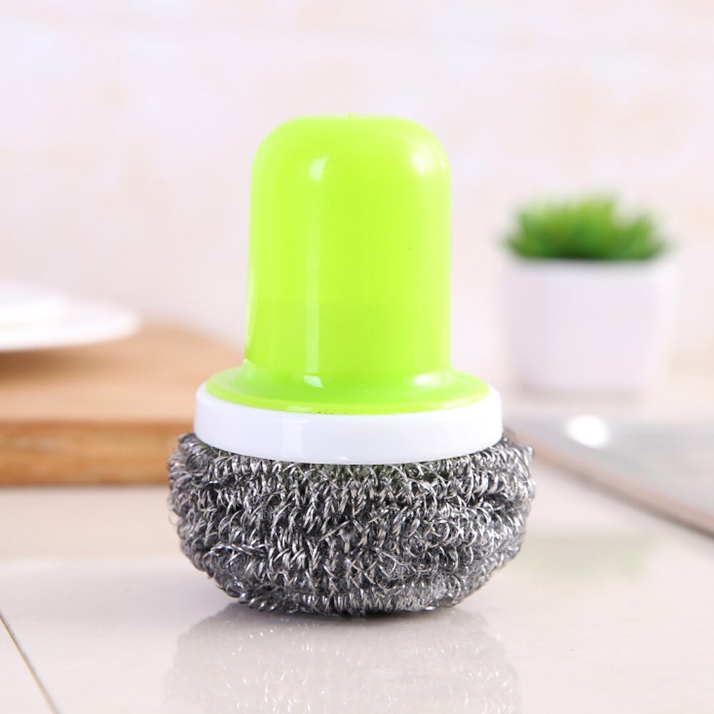 Home Steel Wire Ball Cleaning Brush Scrubber With ... – Grandado