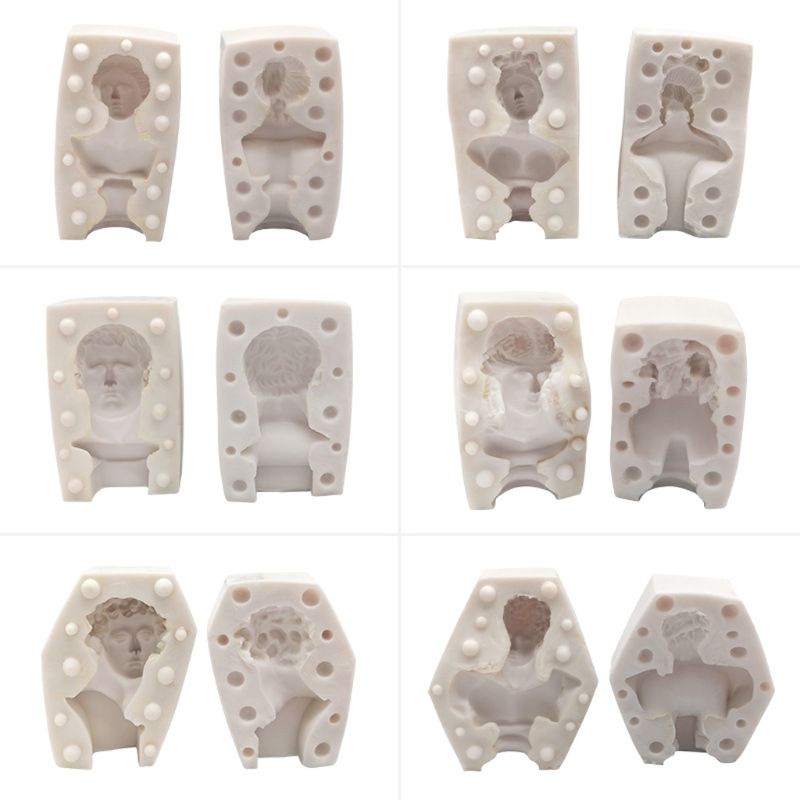 10 Stijl Grote Kunstenaar Figuur Hoofd Gips Gegote... – Vicedeal