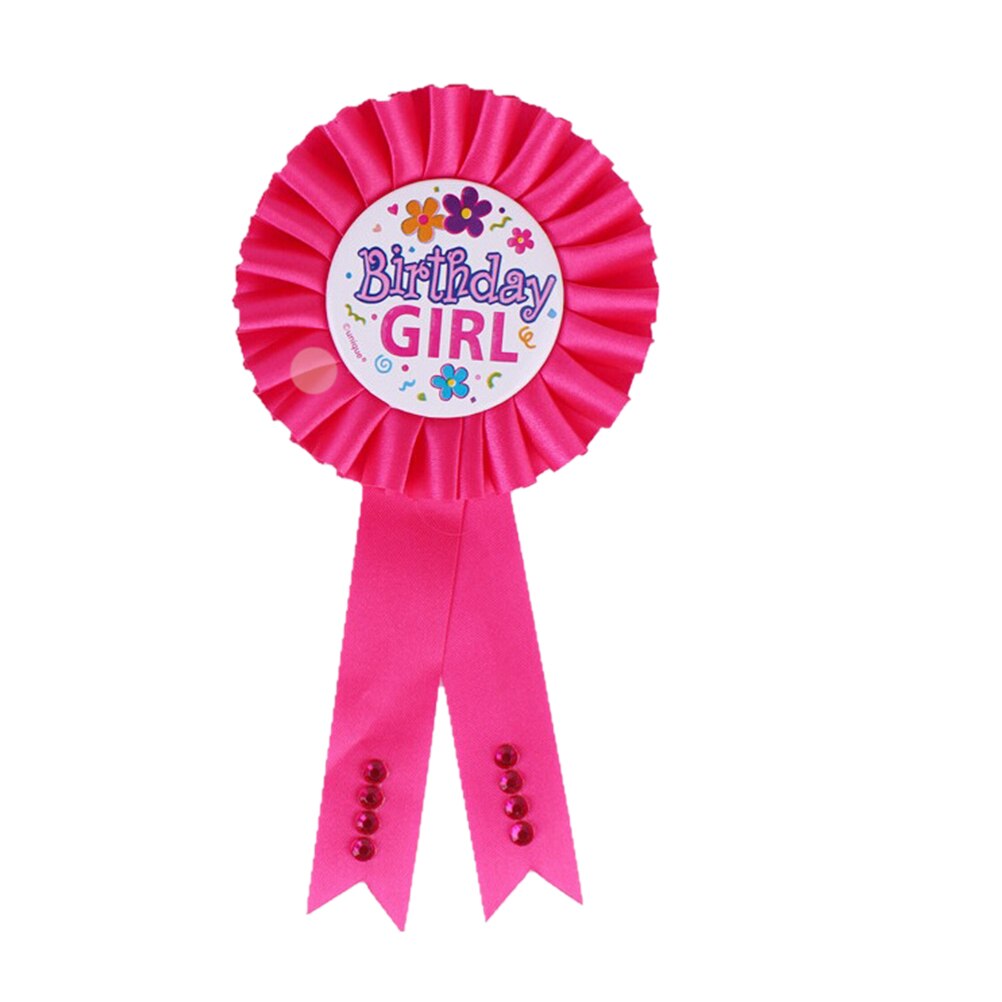 Favors 1PC Birthday Girl Boy Award Ribbon Rosette ... – Grandado