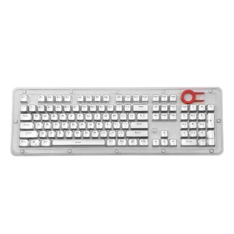 104 Keys PBT Metal Coating Painted Backlit Shot Ke... – Grandado