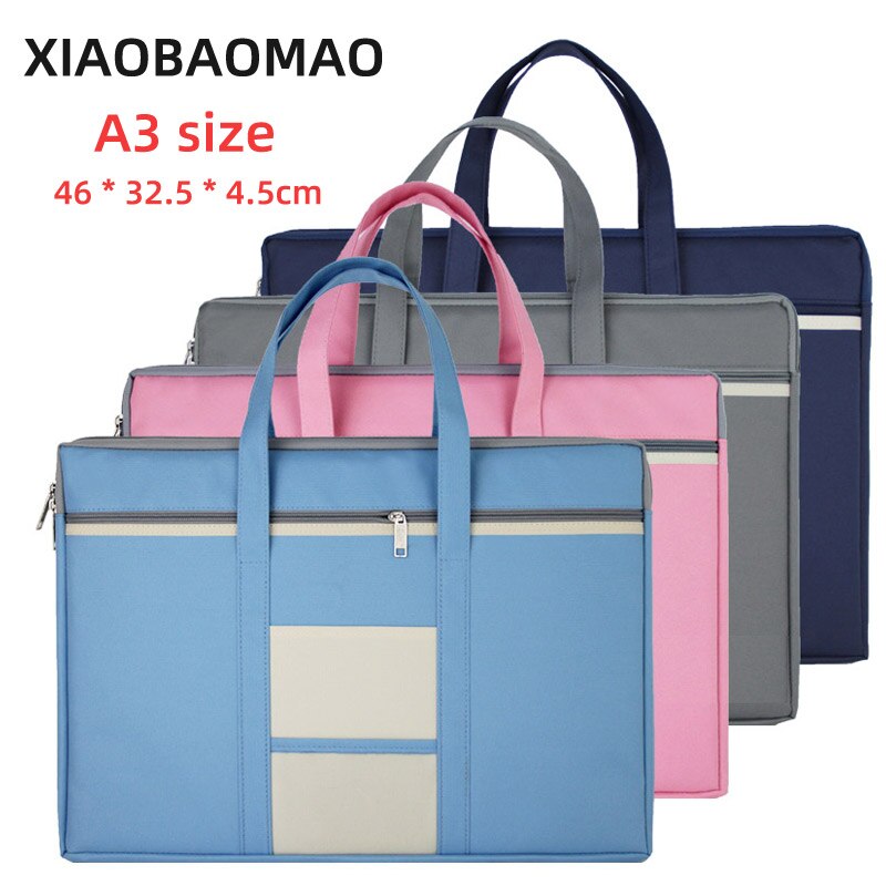 A3 Document Tas Grote Capaciteit Double Layer Zip ... – Grandado