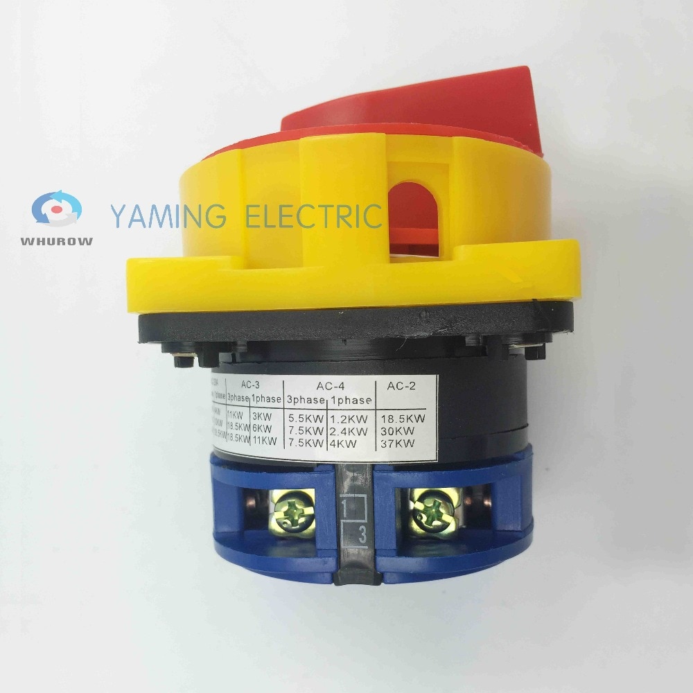 32 amp 1 pole isolator switch rotary cam omschakel... – Vicedeal