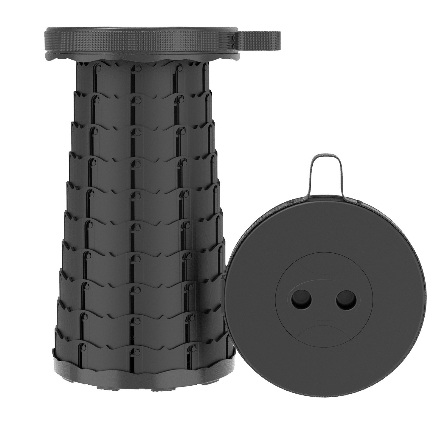 Retractable Folding Stool Portable Height-Adjustab... – Vicedeal