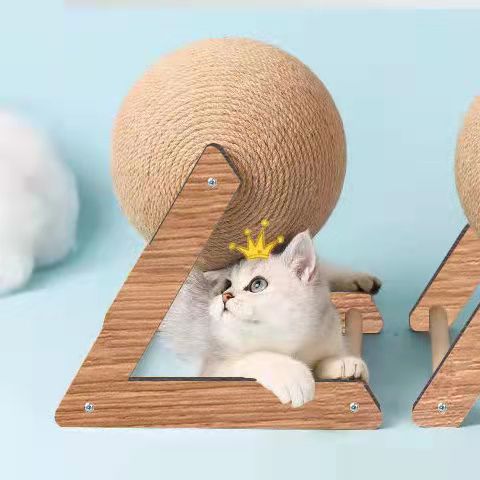 Cat Scratching Ball Toy Kitten Sisal Rope Ball Boa... – Vicedeal