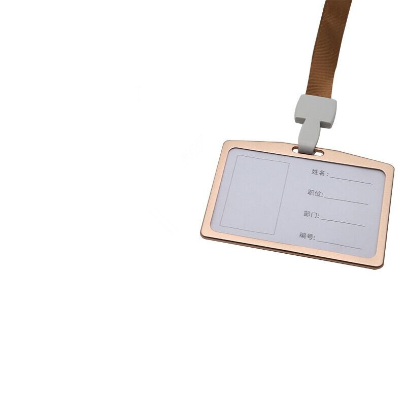 Aluminium Alloy Work Id Card Badge Holder With Lan... – Grandado