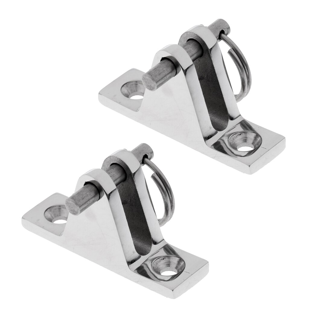 2 Piece Stainless Steel Boat Bimini Top Deck Hinge... – Grandado
