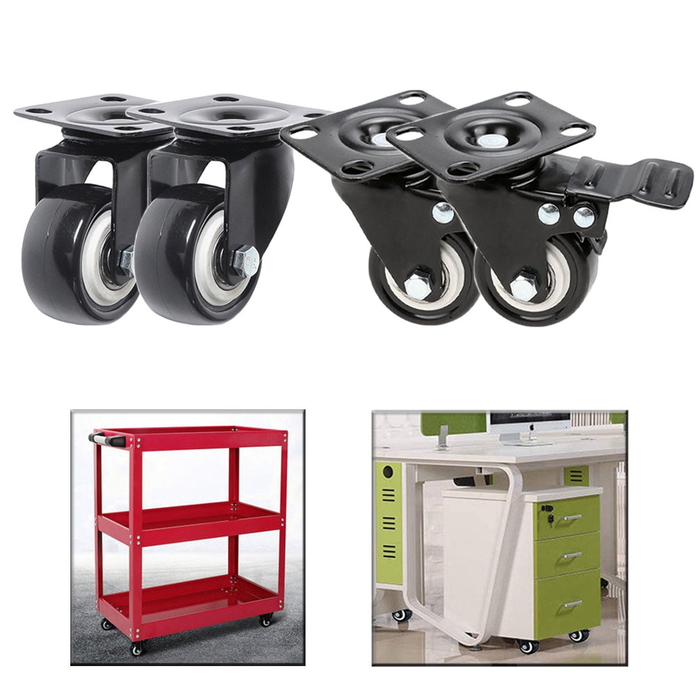 2 zoll Swivel Caster Räder PU Räder Heavy Duty Cas... – Vicedeal