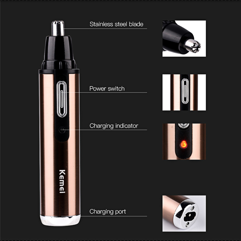 4 in 1 Nose Hair Trimmer Electric Rechargeable Nos... – Grandado