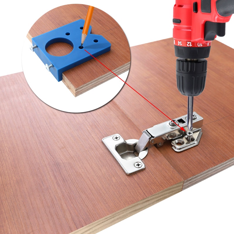 wood jig 35mm Hinge Jig Hole Saw For Furniture Doo... – Grandado