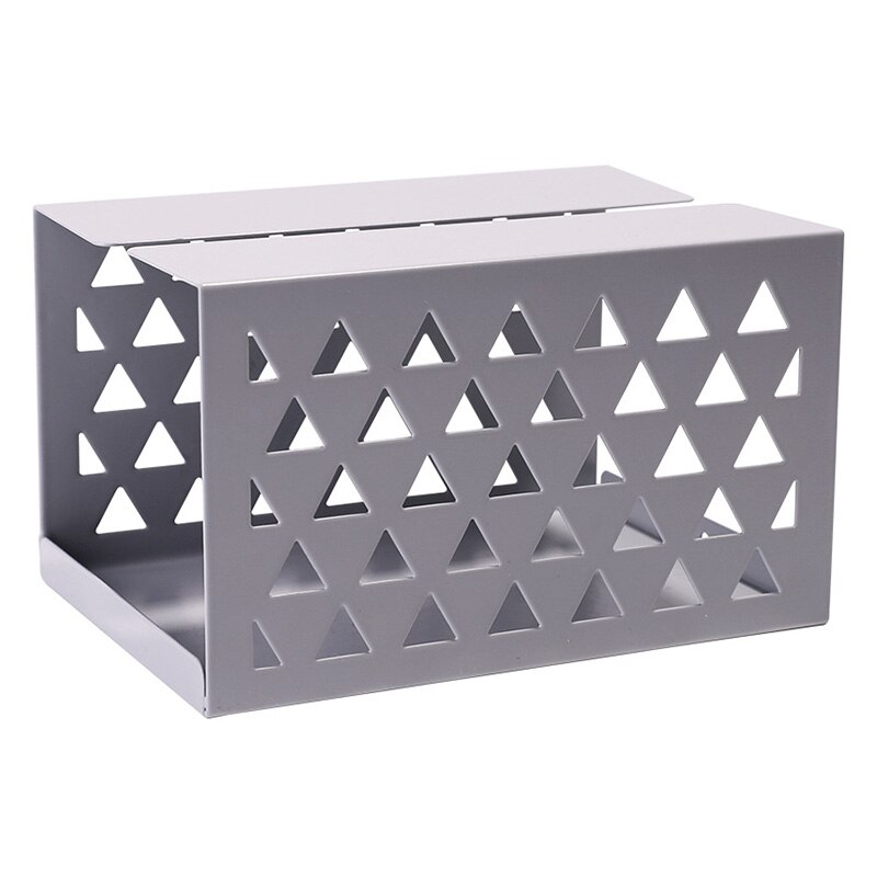 Wrought Iron Geometric Tissue Box Cover Rectangula... – Grandado