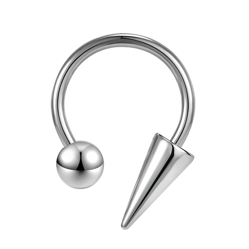 16g kegle septum ring rustfrit stål hestesko næse ... – Vicedeal