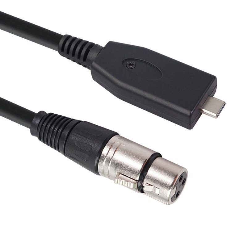 Rexlis Type-C Microfoon Kabel 6Ft, 3 Pin Type-C Ma... – Grandado