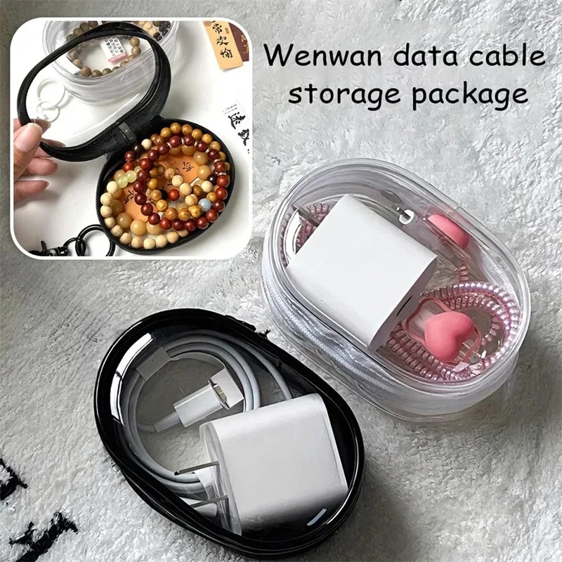 Charger Storage Case Transparent Data Cable Charge... – Grandado