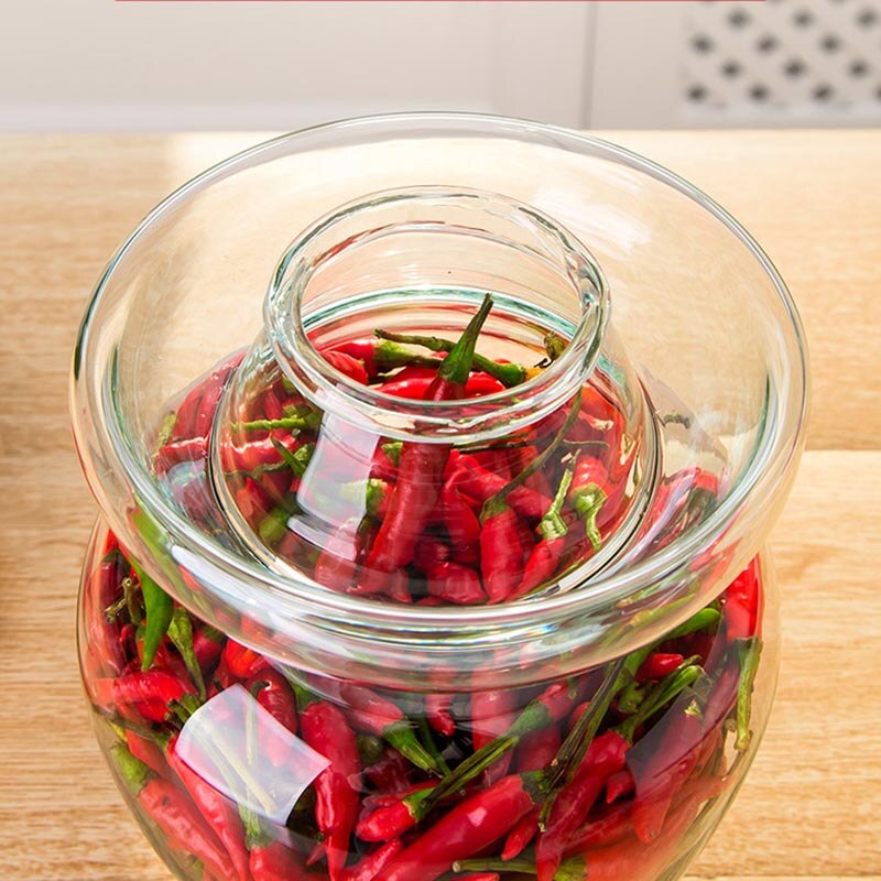 Thicken Transparent Glass Pickle Jar Korea Pickled... – Vicedeal