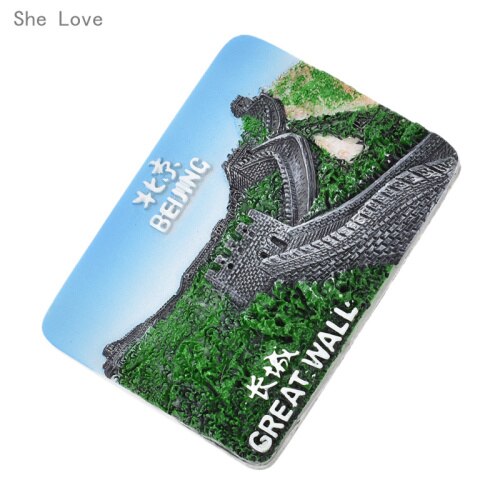 Chzimade Beijing Grote Muur 3D Magneet Koelkast St... – Grandado