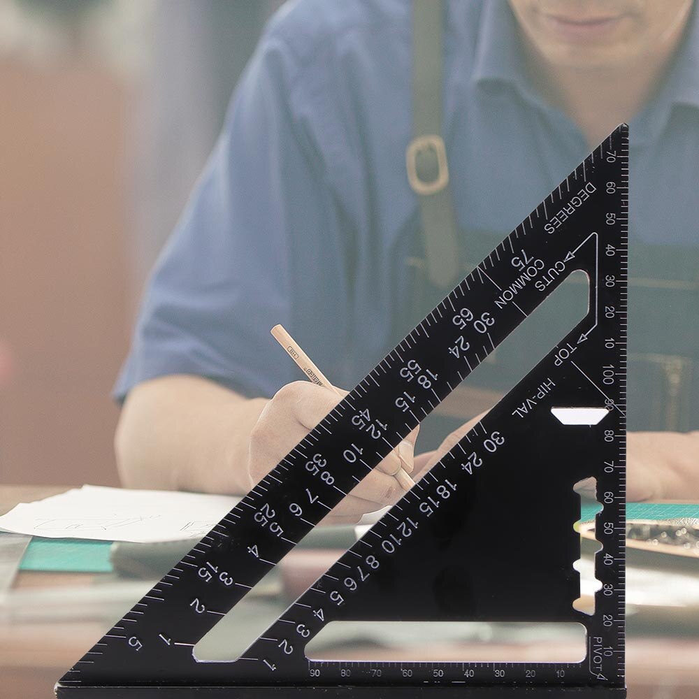 7 zoll Metric System Dreieck Winkel Lineal Legieru... – Vicedeal