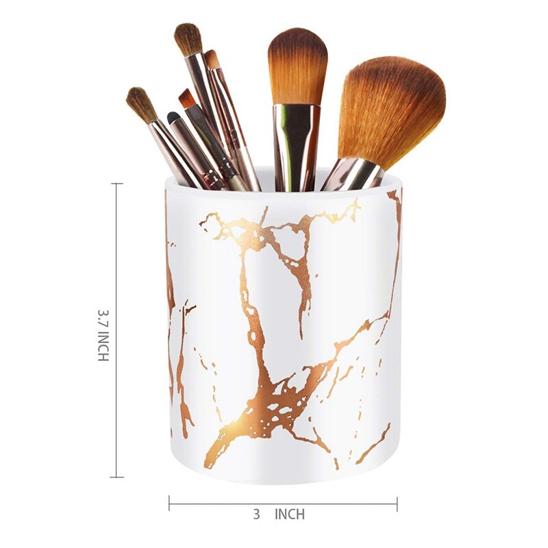 Pen Holder, Stand for Desk Marble Pattern Pencil C... – Grandado