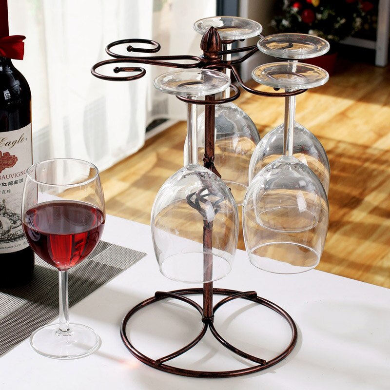 ORZ Wine Glass Rack Kitchen Bar Cup Hanging Holder... – Grandado
