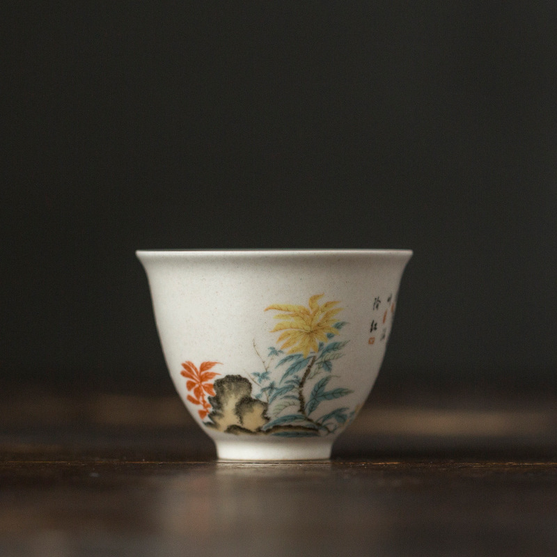 Traditionele Handgemaakte Keramische Theekopje Han... – Vicedeal