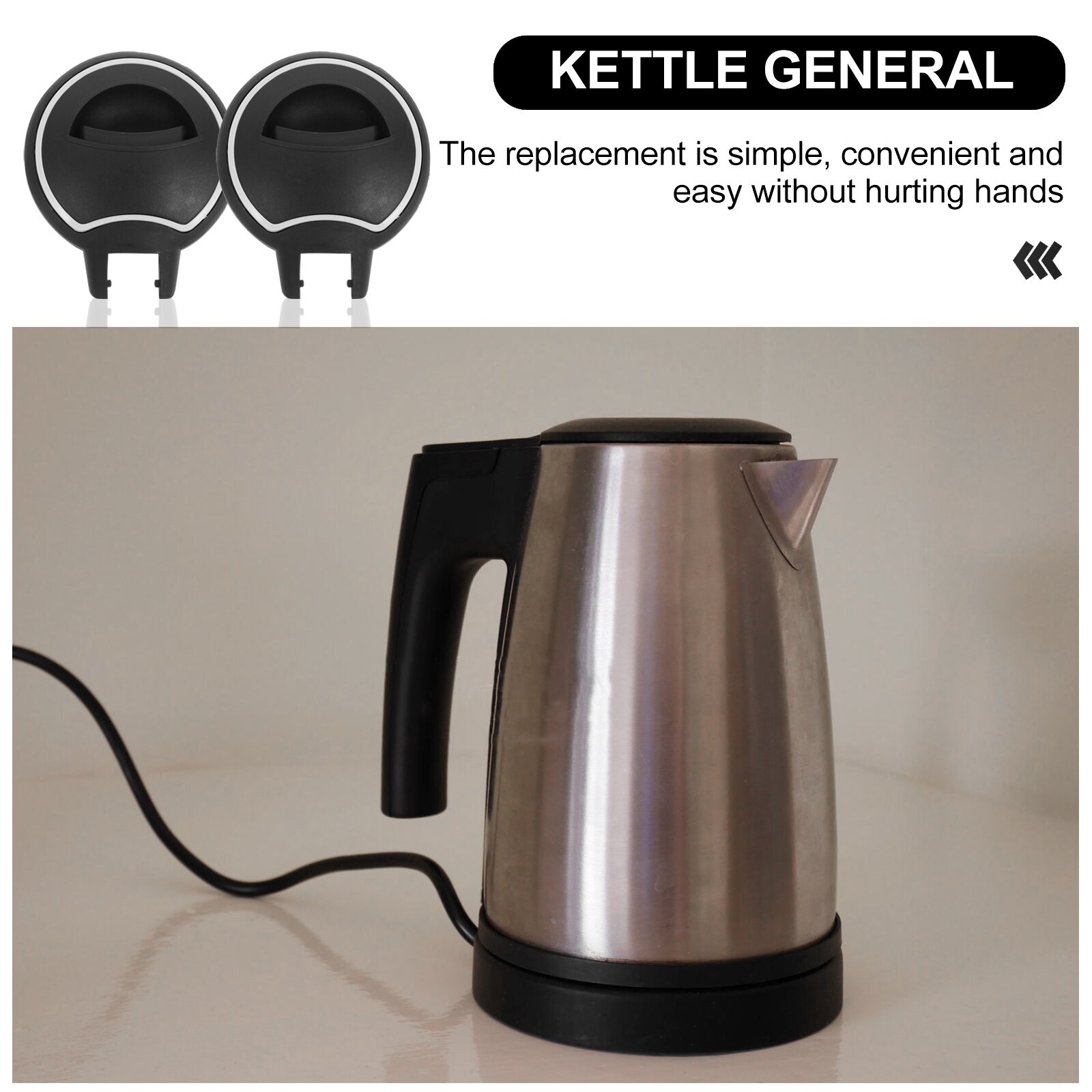 2Pcs Heating Water Kettle Lid Electric Kettle Lids... – Grandado