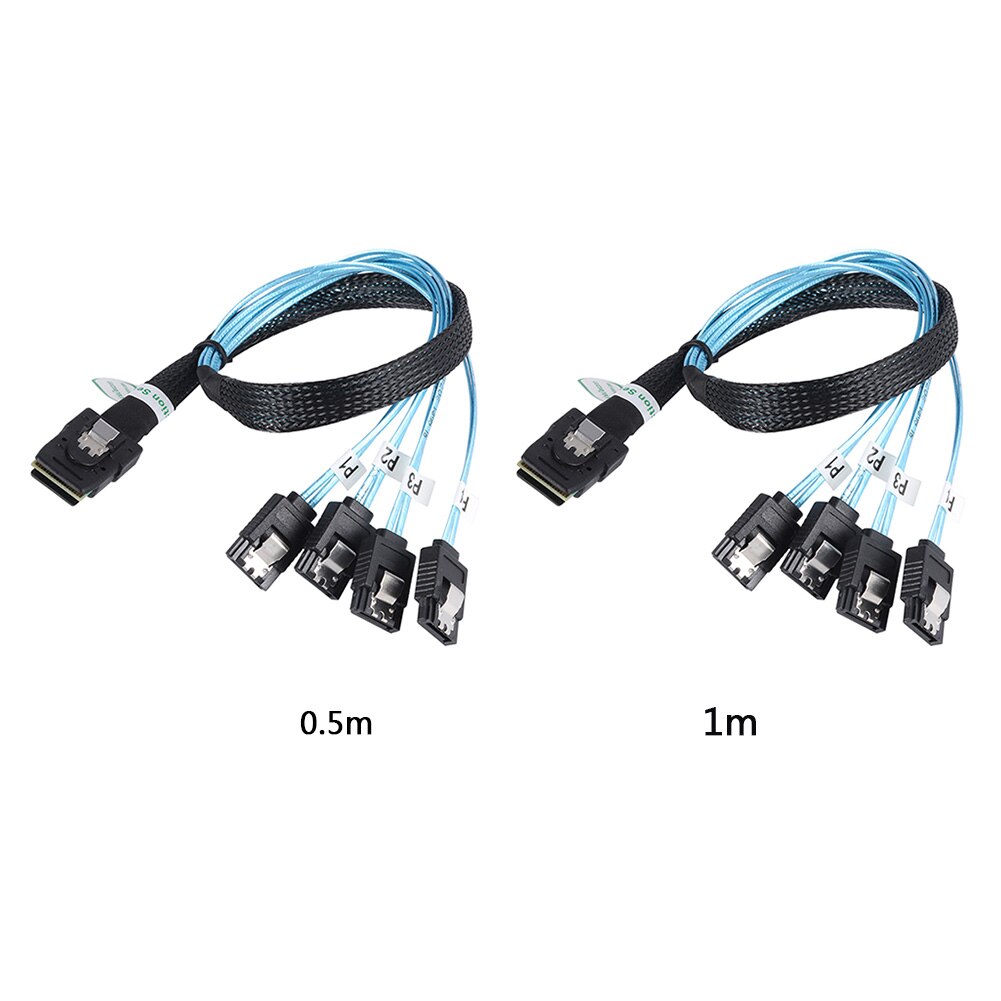 Mini Splitter Cables 36-Pin to 4 SATA 7-Pin SAS SF... – Grandado
