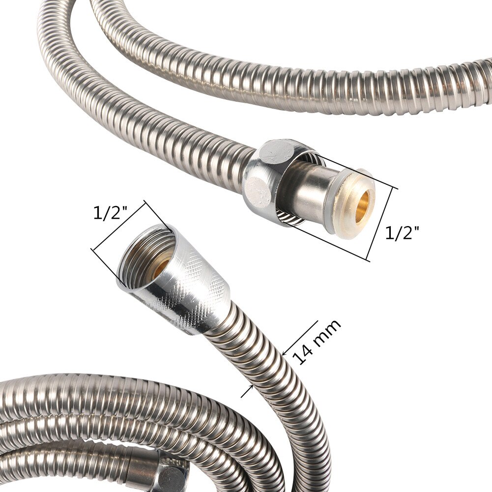 1.5m/2m Plumbing Fittings Stainless Steel Shower H... – Vicedeal