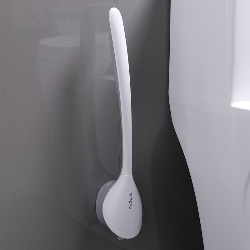 BAISPO Silicone Toilet Brush Punch-free Cleaning T... – Vicedeal