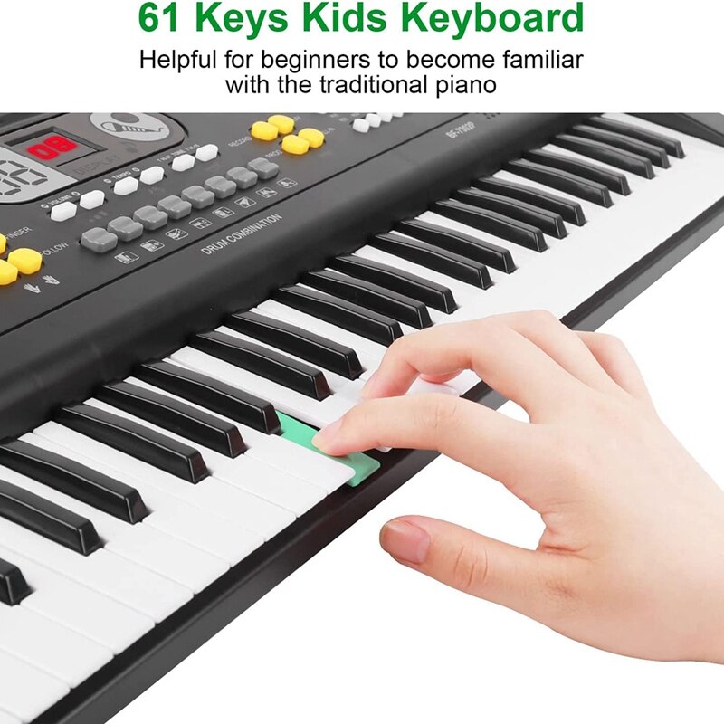 Bigfun Kids 61 Keys Electronic Piano Keyboard Musi... – Grandado