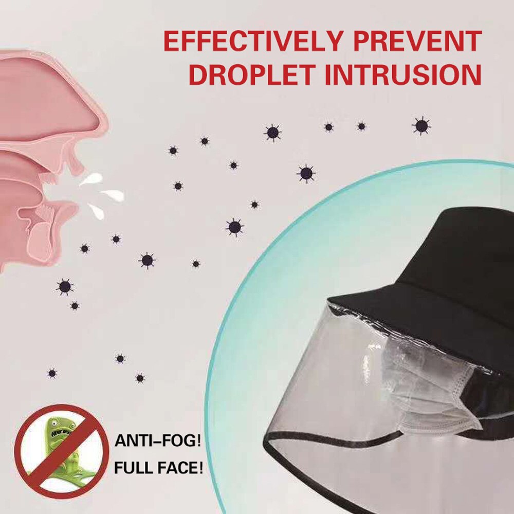 Anti-Dust Fog Spitting Beschermende Hoed Stofdicht... – Grandado