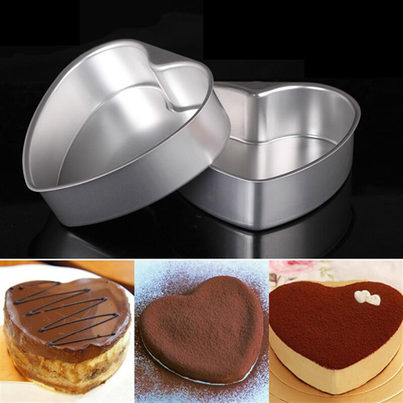 3/ 6/ 8 inches Heart Shaped Cake Pan Wedding Birth... – Grandado