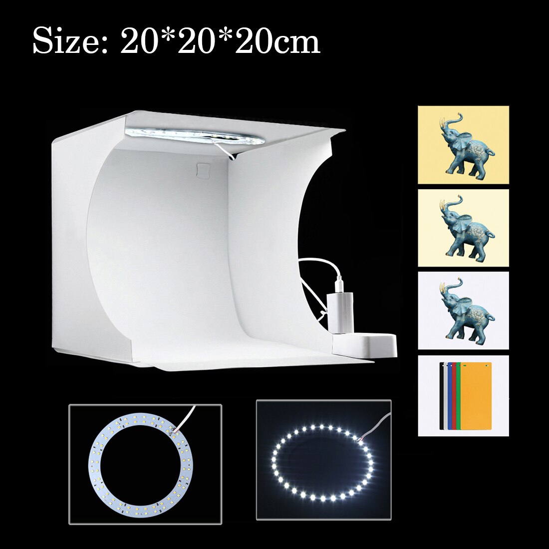 30x30cm Photography Photo Shooting Tent Light Boxe... – Vicedeal