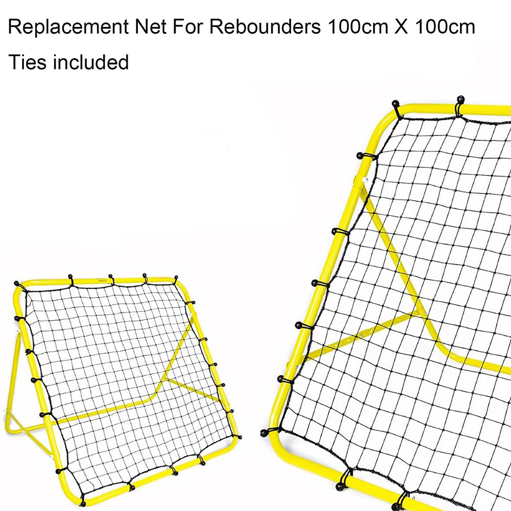 Soccer Rebounder Net with 20 Elastic Ropes Kickbac... – Grandado
