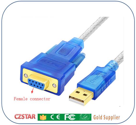USB to RS232 COM Port Serial female PDA 9 Pin DB9 ... – Grandado