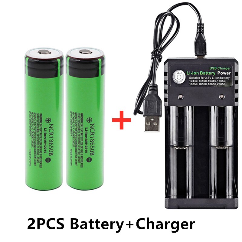 lipo Battery 3.7v 18650 Original Genuine Rechargea... – Grandado