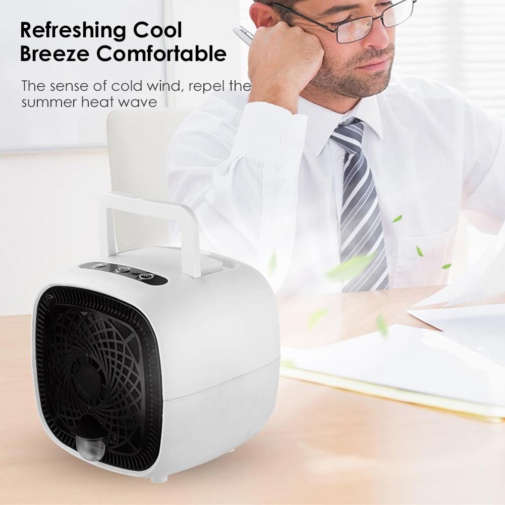 USB Mini Air Cooler Fan Air Cooling Conditioner wi... – Grandado