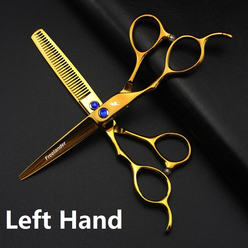 Freelander Salon Left Hand Gold Hair Scissors Set ... – Vicedeal