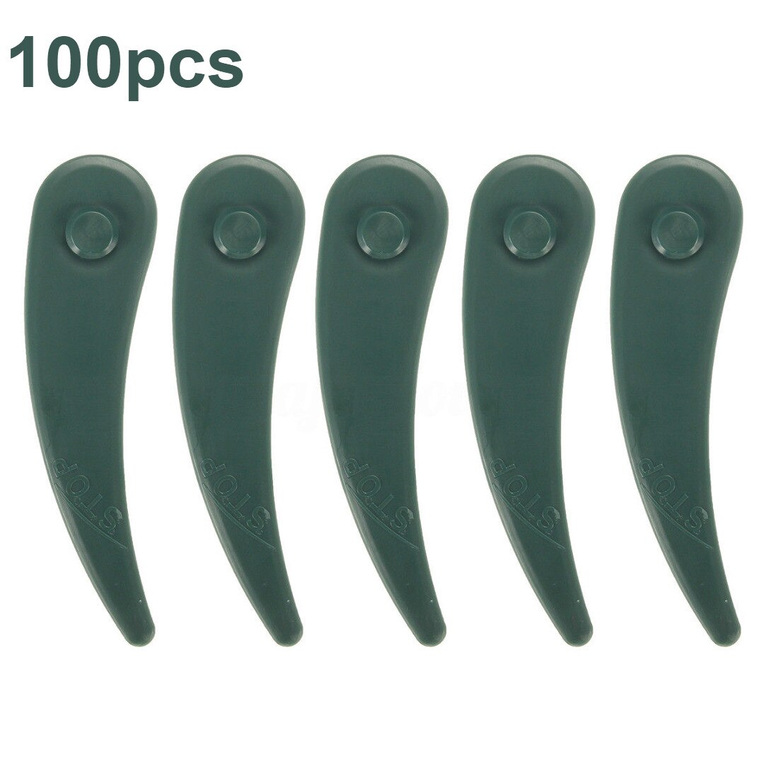 100Pcs Lawn Mower Blades Durable Plastic Replaceme... – Grandado