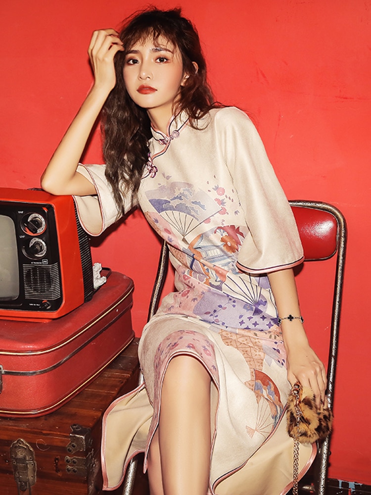 Retro Chinese Style Loose Plus Size Long Sleeve Ch... – Grandado