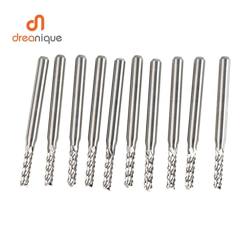 10 Stks/set Vhm Corn End Mill Frees Bits D0.8, 1.0... – Grandado