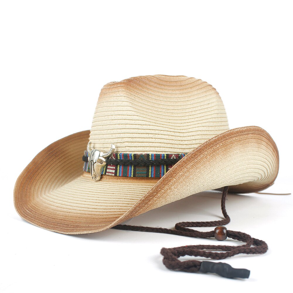 Vrouwen Mannen Stro Hollow Western Cowboyhoed Dame... – Grandado
