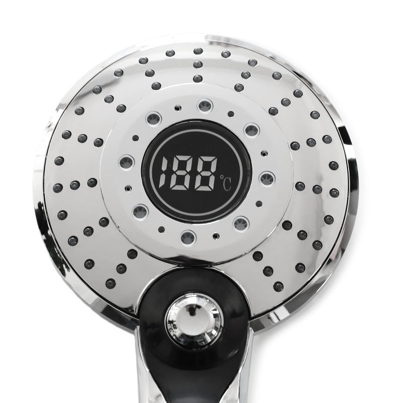 3Colors Water Powered Led Temperature Shower Head ... – Grandado