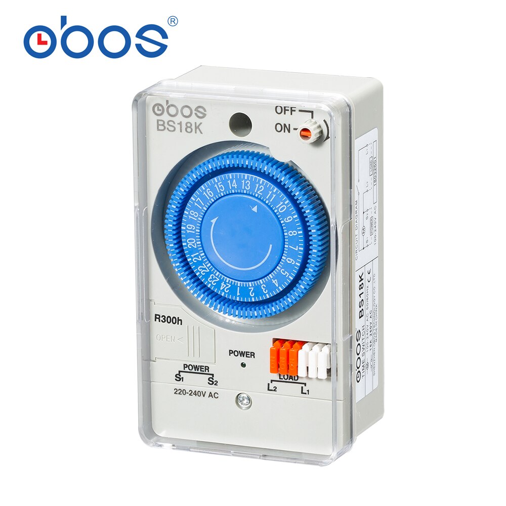 timer 50 / 60Hz 220V time switch mechanical 24 hou... – Grandado