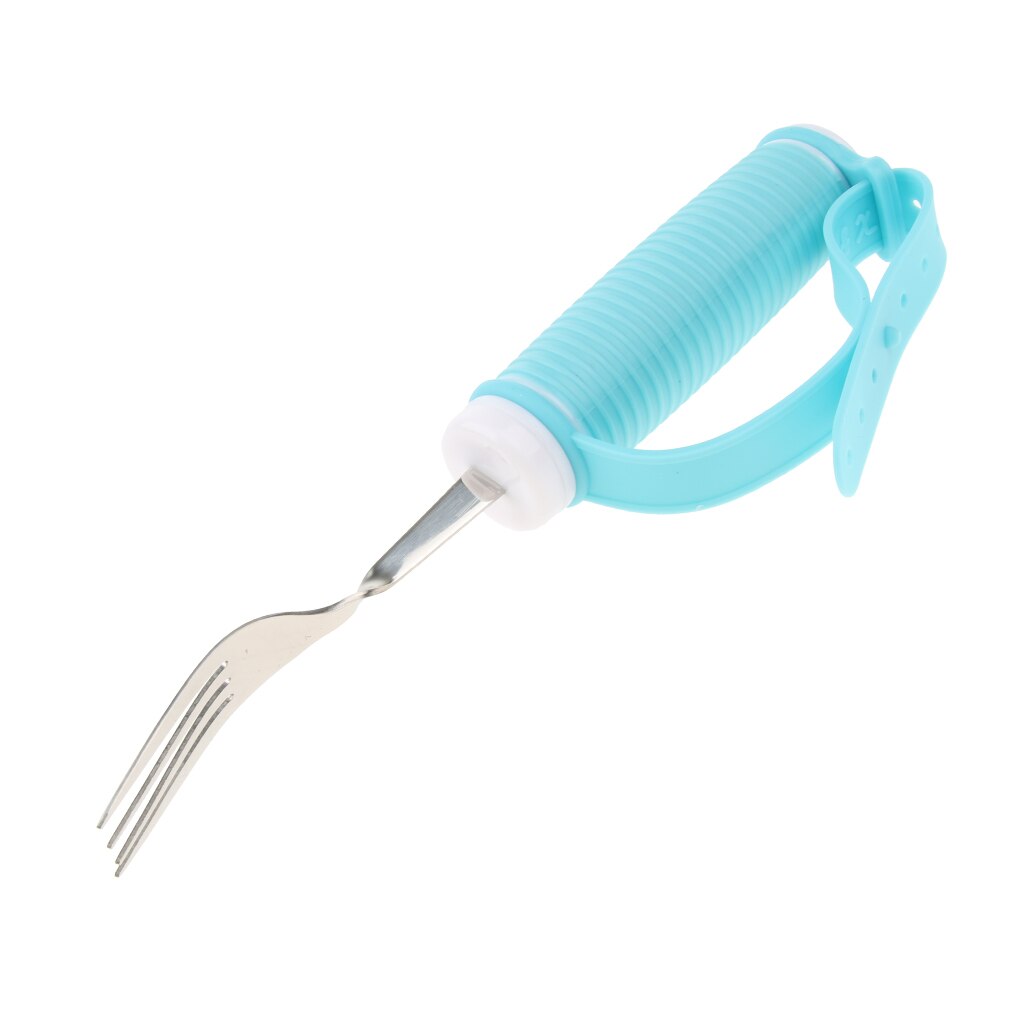 Adaptive Utensils -Swivel Fork for Disabled Non Sl... – Grandado