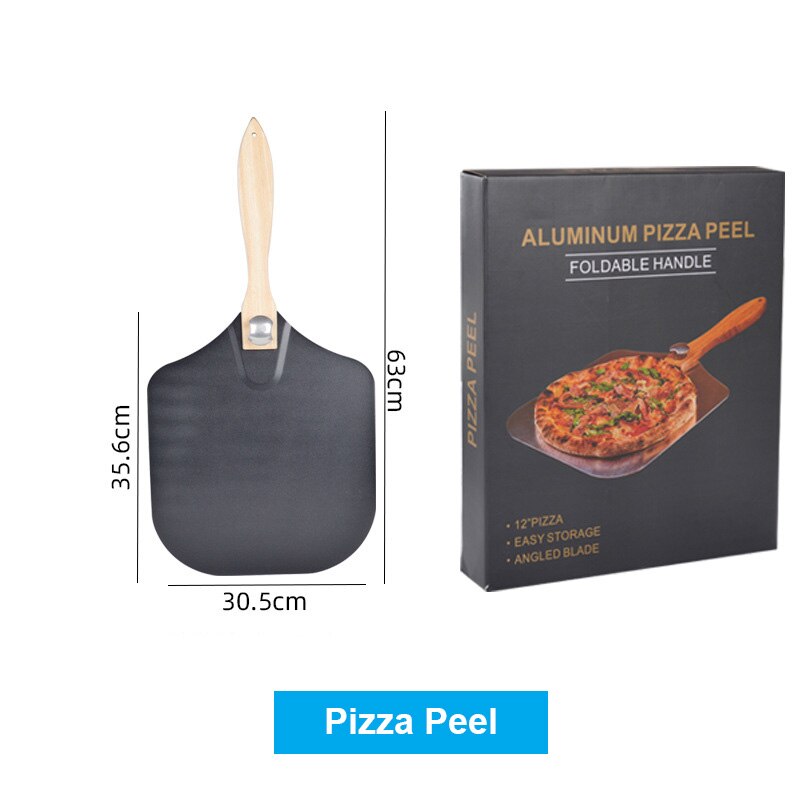 PizzAthome 12 Inch Pizza Peel with Pizza Cutter Al... – Grandado