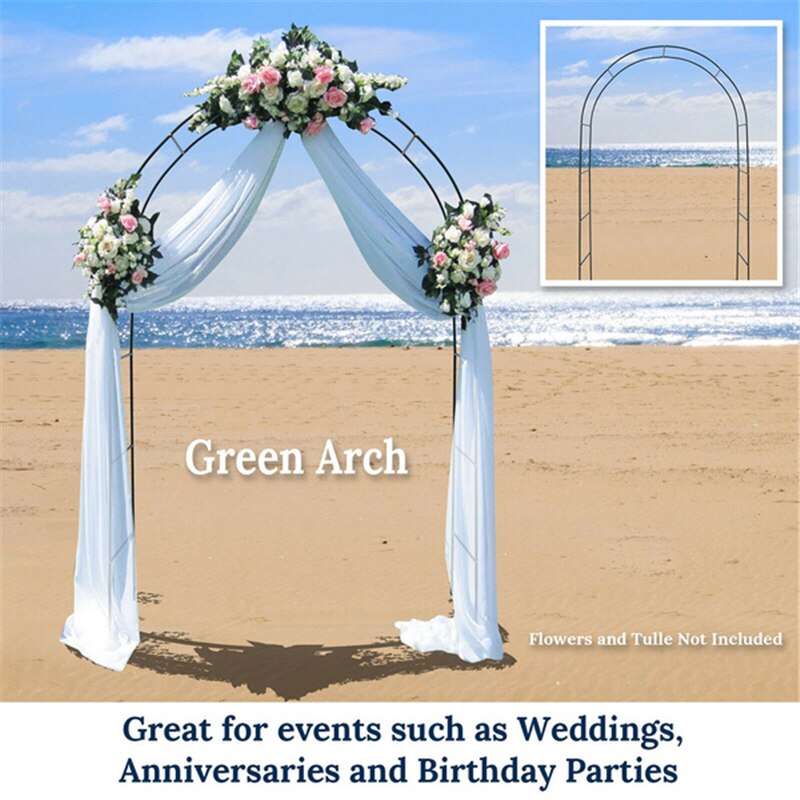 Iron Wedding Arch Decorative Garden Backdrop Pergo... – Vicedeal