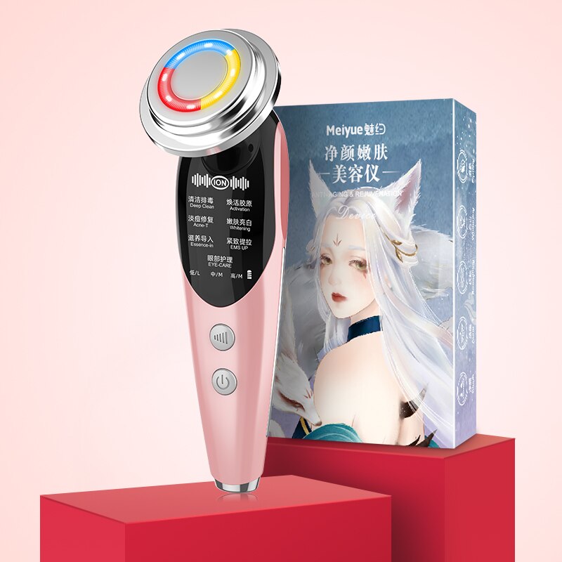 7 In 1 RF&EMS Facial Beauty Massager LED Light The... – Grandado